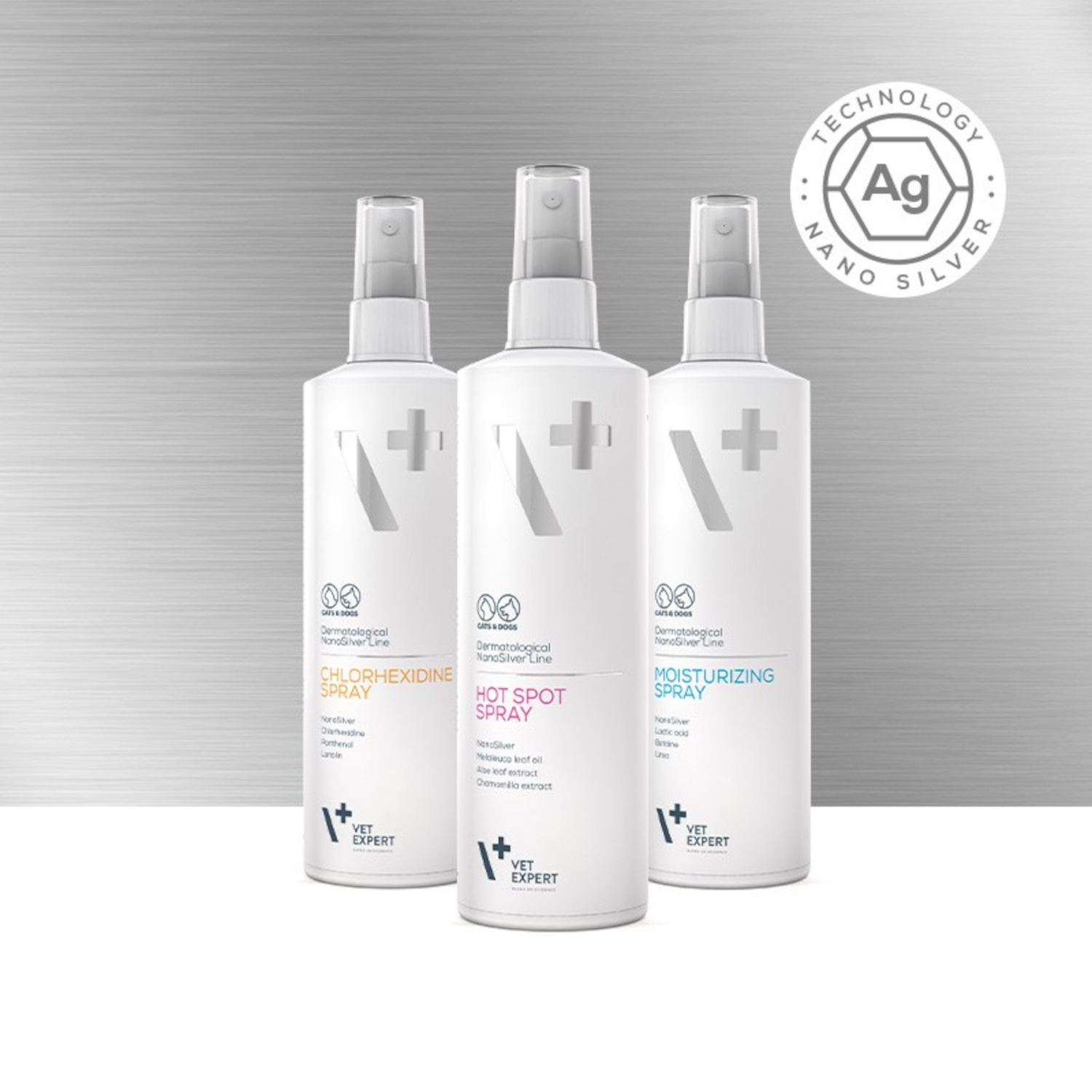 VET EXPERT CHLORHEXIDINE SPRAY - preparat z chlorheksydyną na zmiany ...