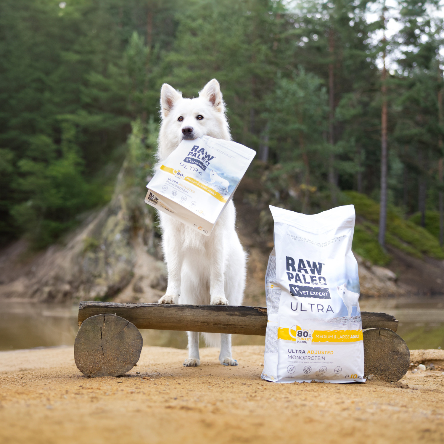 RAW PALEO ULTRA TURKEY ADULT MEDIUM/LARGE - sucha karma z indykiem dla ...