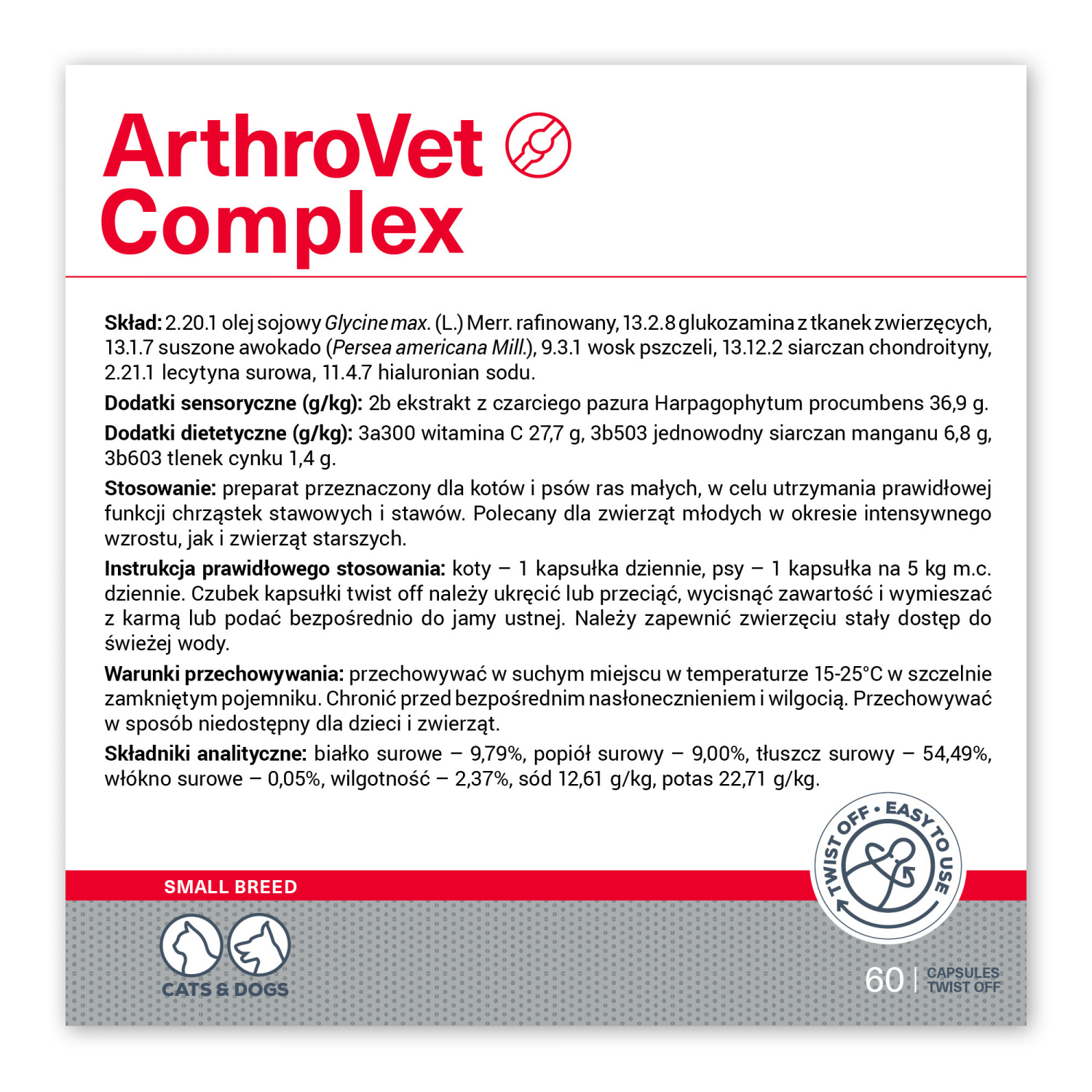 ARTHROVET COMPLEX SMALL BREED